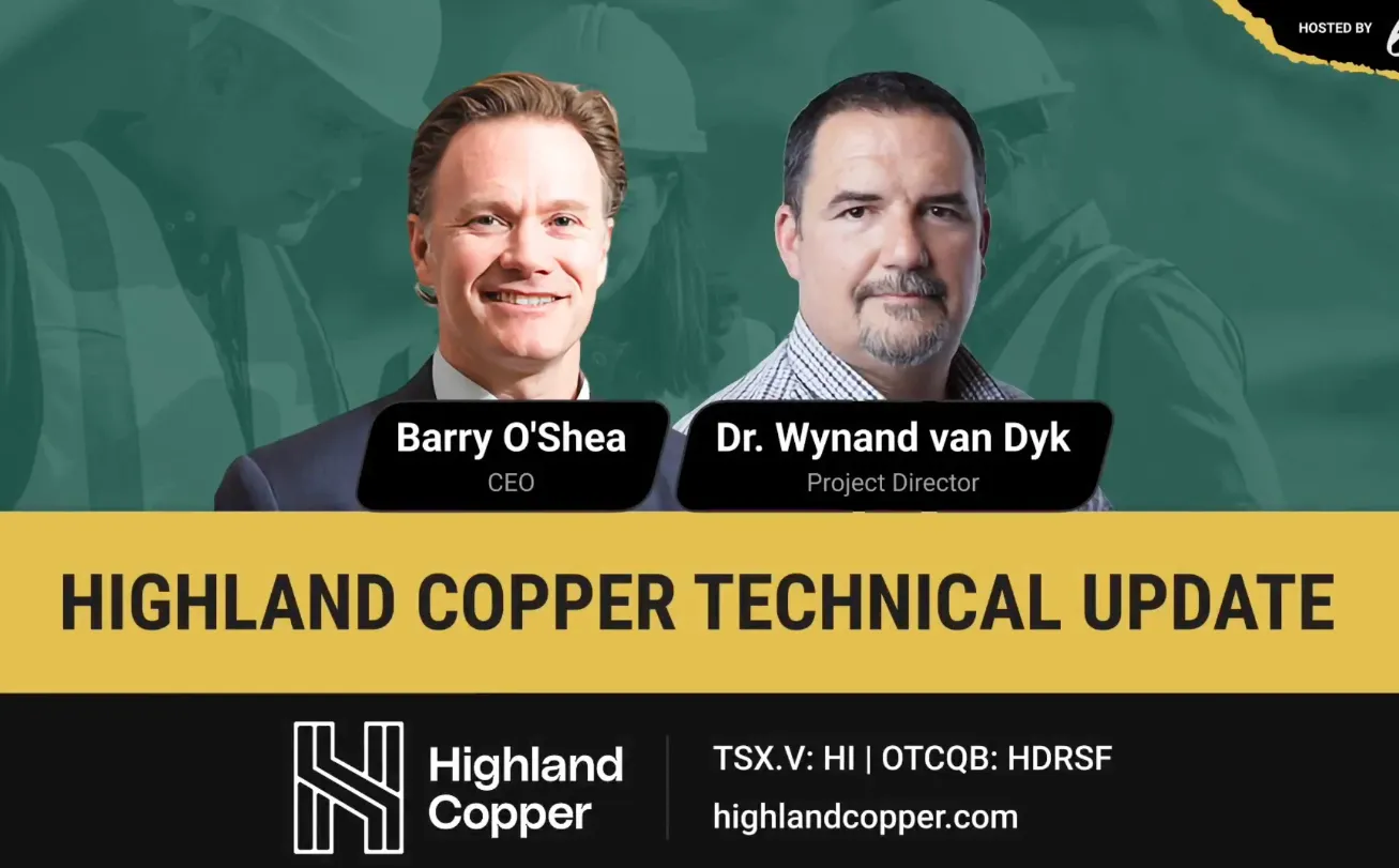Highland Copper Technical Update